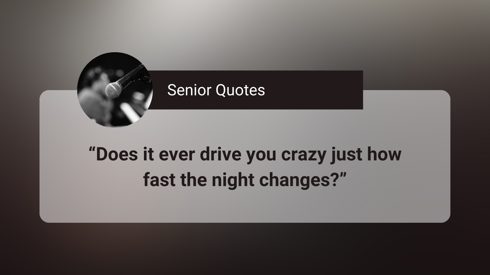 50+ Senior Quotes Inspired by Song Lyrics and Music: Perfect Words for ...